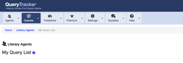 How to Find Agents to Query Inside a Book & add Them to Query Tracker
